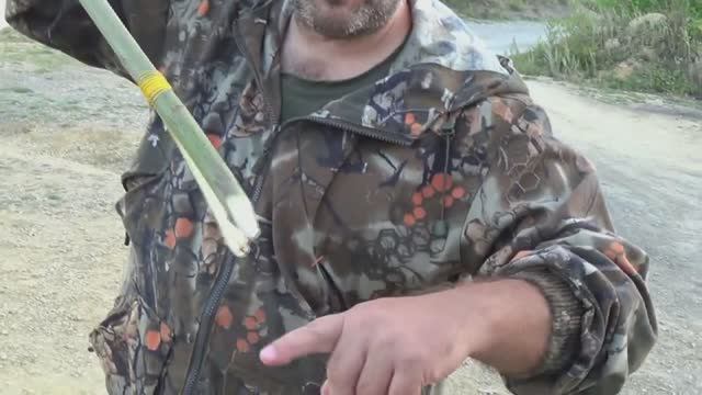 НОЧНАЯ ОХОТА НА РАКОВ СТАРИННЫМ ПРИСПОСОБЛЕНИЕМ.