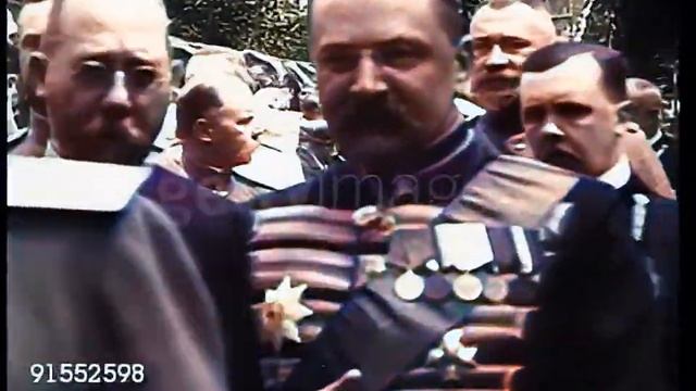 1913 г. Праздничное шествие в честь 300-летия Императорского Дома Романовых.