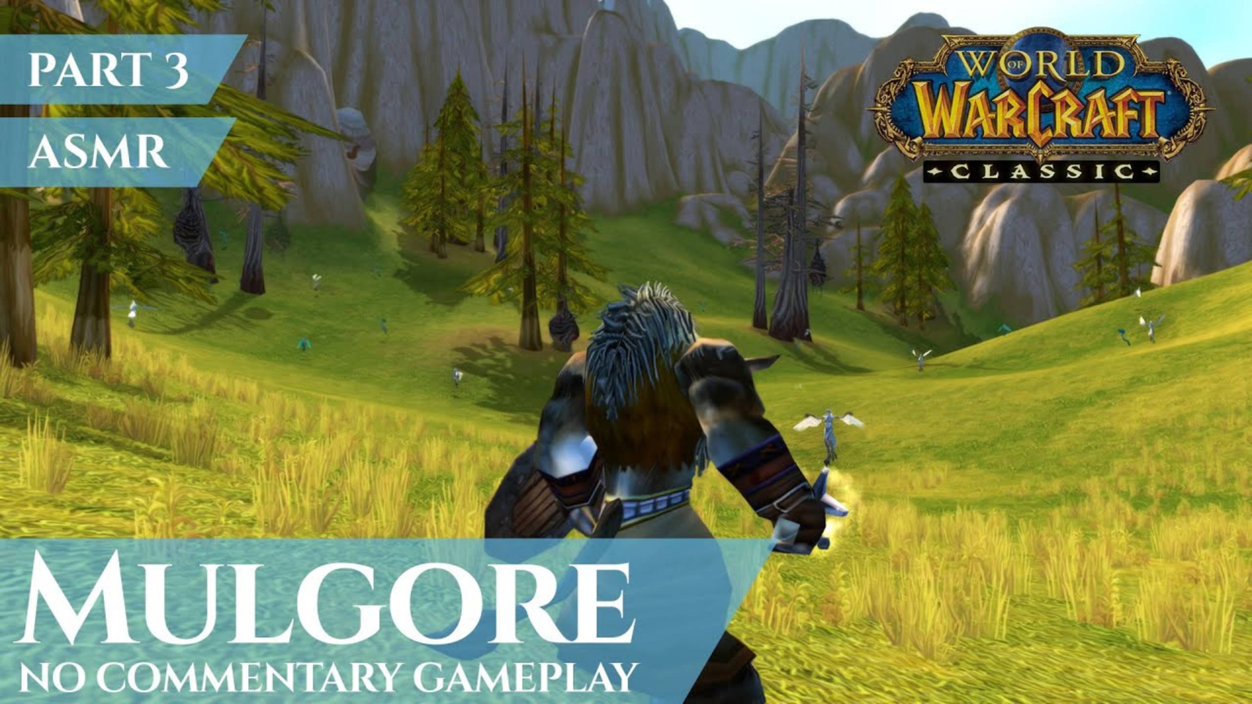Mulgore Gameplay, Part 3, No Commentary, ASMR (1 hour, 4K, World of Warcraft Classic)