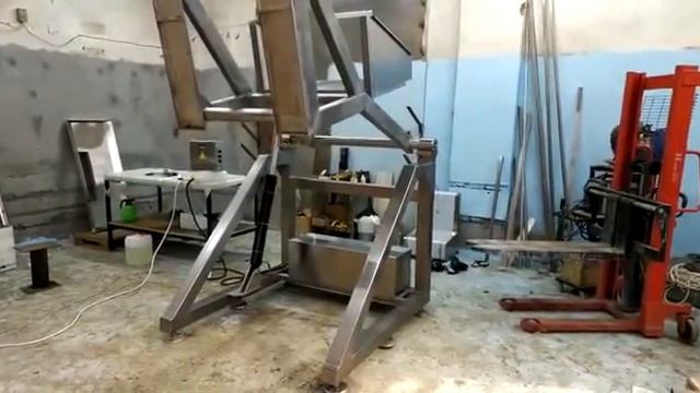 Подъёмник - опрокидыватель гидравлический для биг-боксов