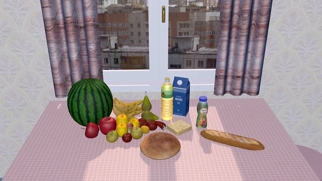 МОЛИТВА НА ОСВЯЩЕНИЕ КУПЛЕННЫХ ПРОДУКТОВ. РЕЛИГИЯ. ВЕРА. ПРАВОСЛАВИЕ.  АНИМАЦИЯ 3D.mp4