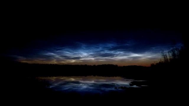 РЕДКОЕ ЯВЛЕНИЕ.СЕРЕБРИСТЫЕ ОБЛАКА (ЛАСКОВО)ТАЙМЛАПС 2023.07.04
