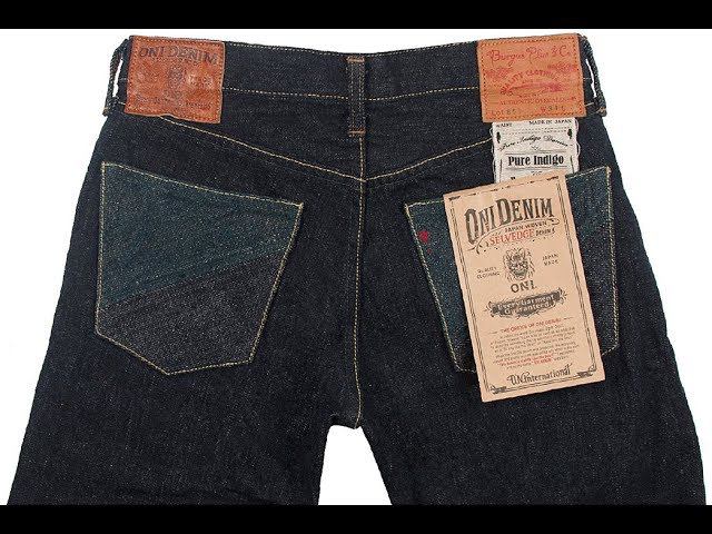 Oni Denim x Burgus Plus ONI-850 15.5oz Natural Indigo - одни из самых необычных джинсов
