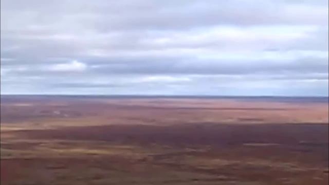 Обская губа. Вид с вертолета.