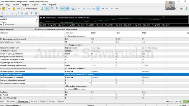 Робот Win Streak mt5. Настройки робота на актив индекс Crash 1000.mp4