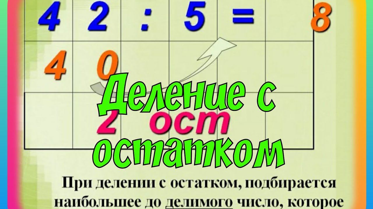 Деление с остатком