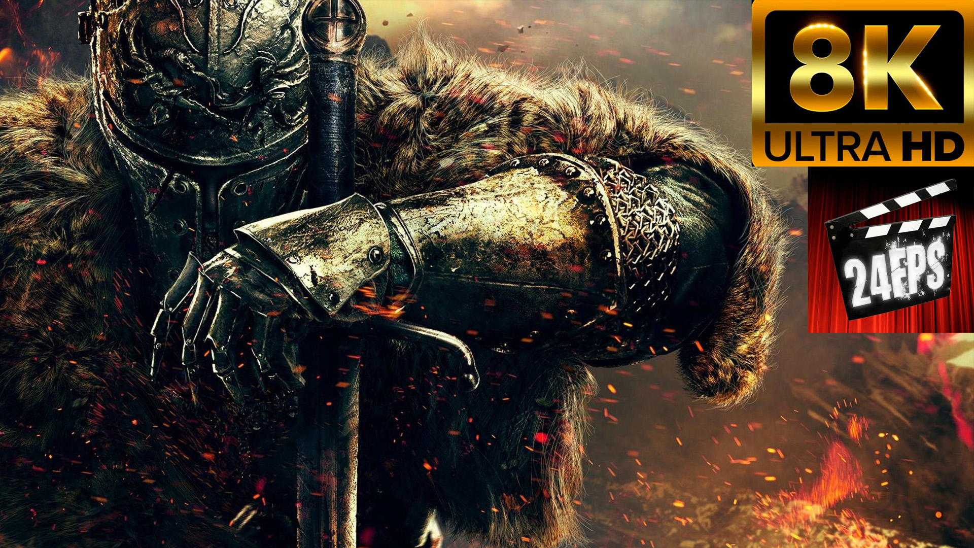 Dark Souls 1,2,3 - All Trailers and Cinematics (  Special  8K)