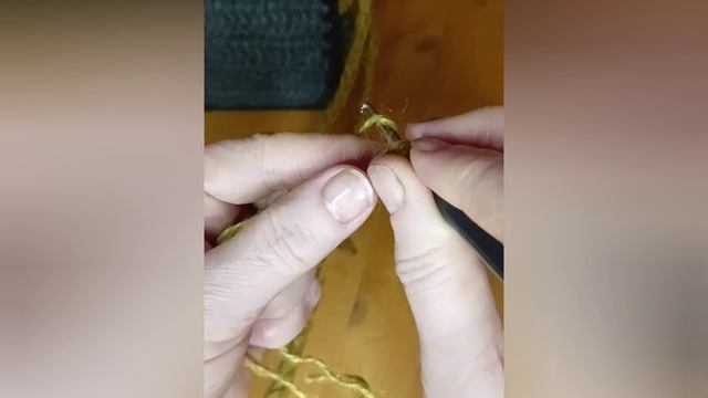 Вяжем крючком. Простой шнур.