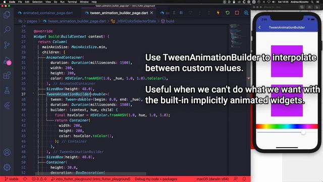 01. Мастеркласс по анимации во Flutter (Flutter Animations Masterclass) - MobDevil