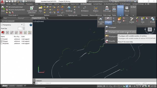 5. обучалка.Faro.As-Built.for.AutoCad Fitting Tools FitPolygon