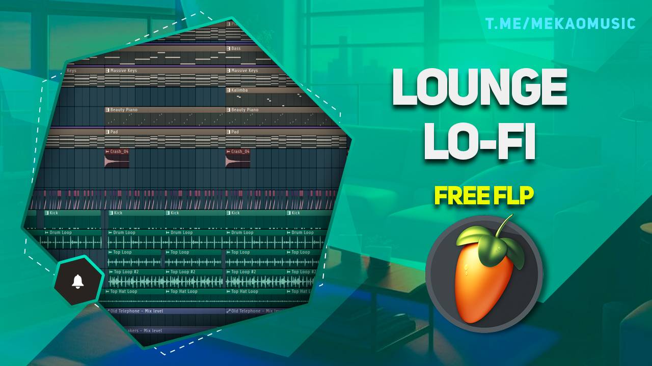 LoFi Hip-Hop в Фл Студио/LoFi Hip-Hop in FL Studio(Free FLP/Бесплатный FLP)