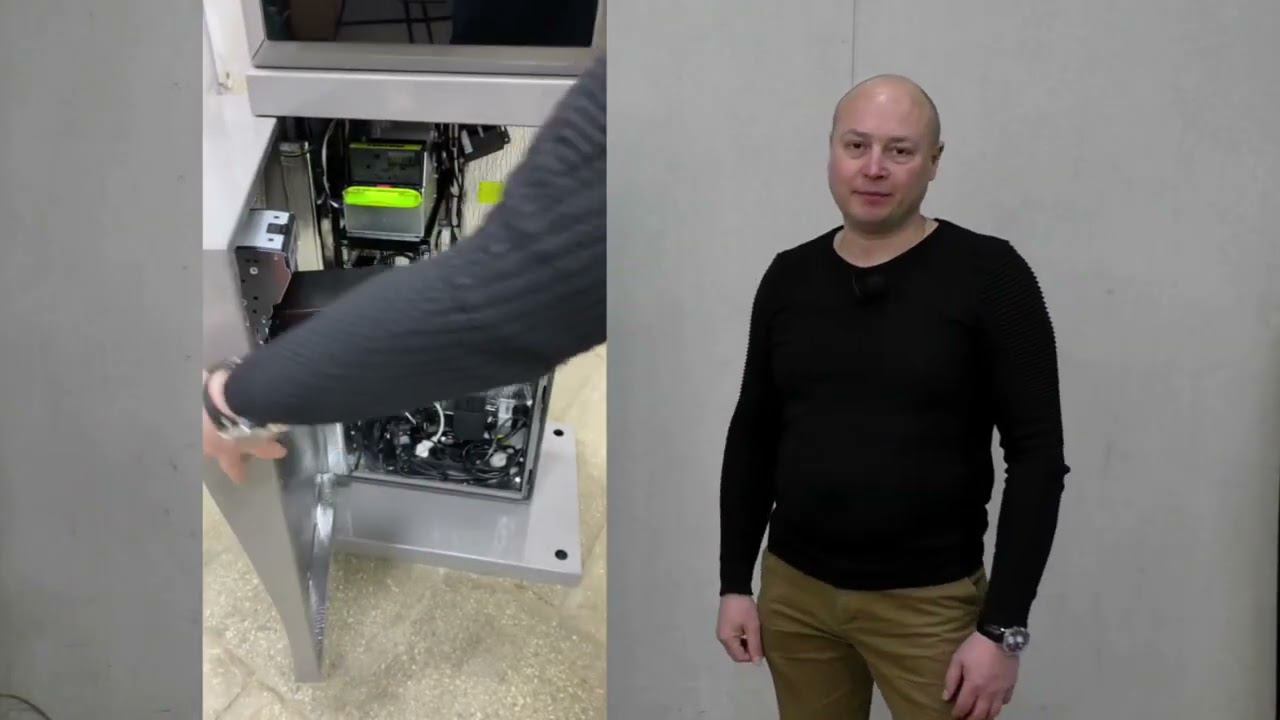 Робот-автомойка. Самый компактный терминал оплаты со встроенным модулем полной автоматизации