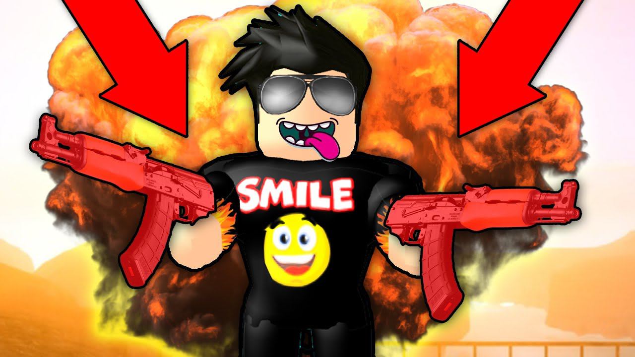 ТЕБЕ НЕ НУЖНЫ МЫШЦЫ, КОГДА У ТЕБЯ ЕСТЬ ОРУЖИЕ! Roblox