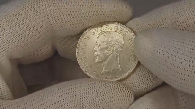 Швеция 2 кроны, 1928 года.