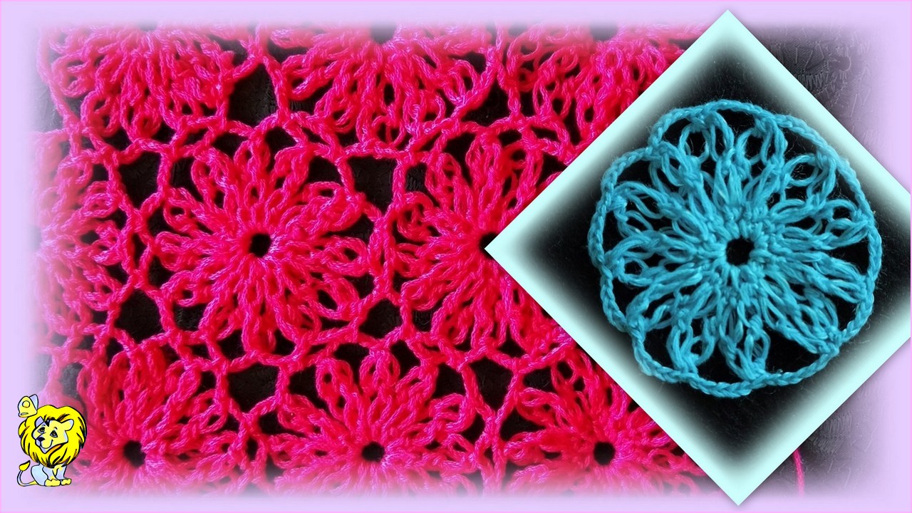 КРУГЛЫЙ МОТИВ КРЮЧКОМ