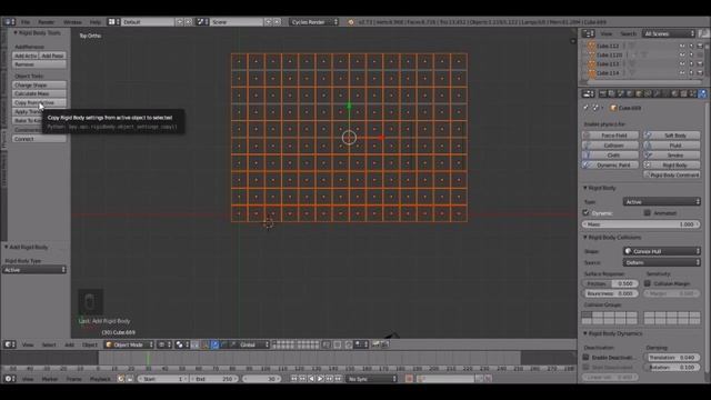 Учебник по Blender - Как создать обои в виде летающих кубов (Blender Tutorial - How to Create Flying