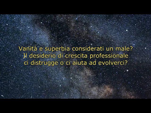 Vanità e superbia considerati un male?