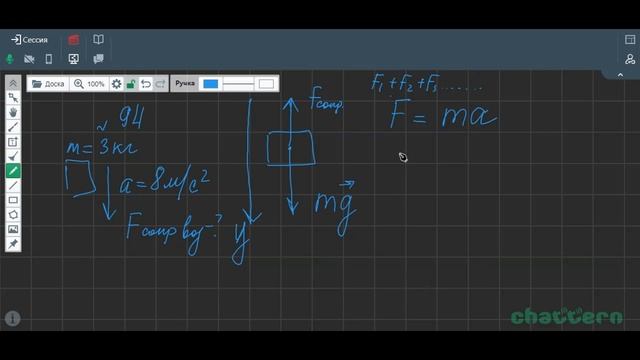Московкина. Динамика. 9 класс.№94