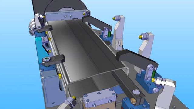 Гидравлическое пневматическое приспособление для четырехосного фрезерования 【KOSMEK】.mp4