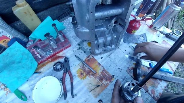 Установка распредвала и маслонасоса (Урал)