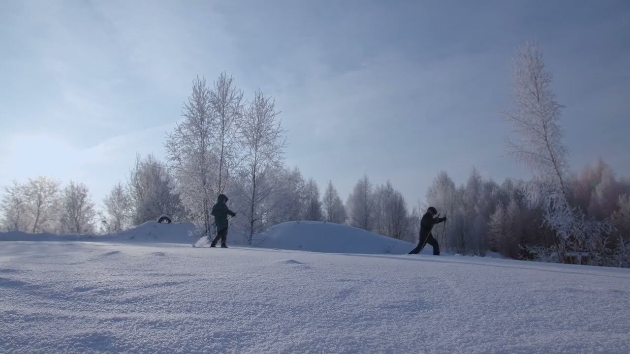 Прогулка на лыжах