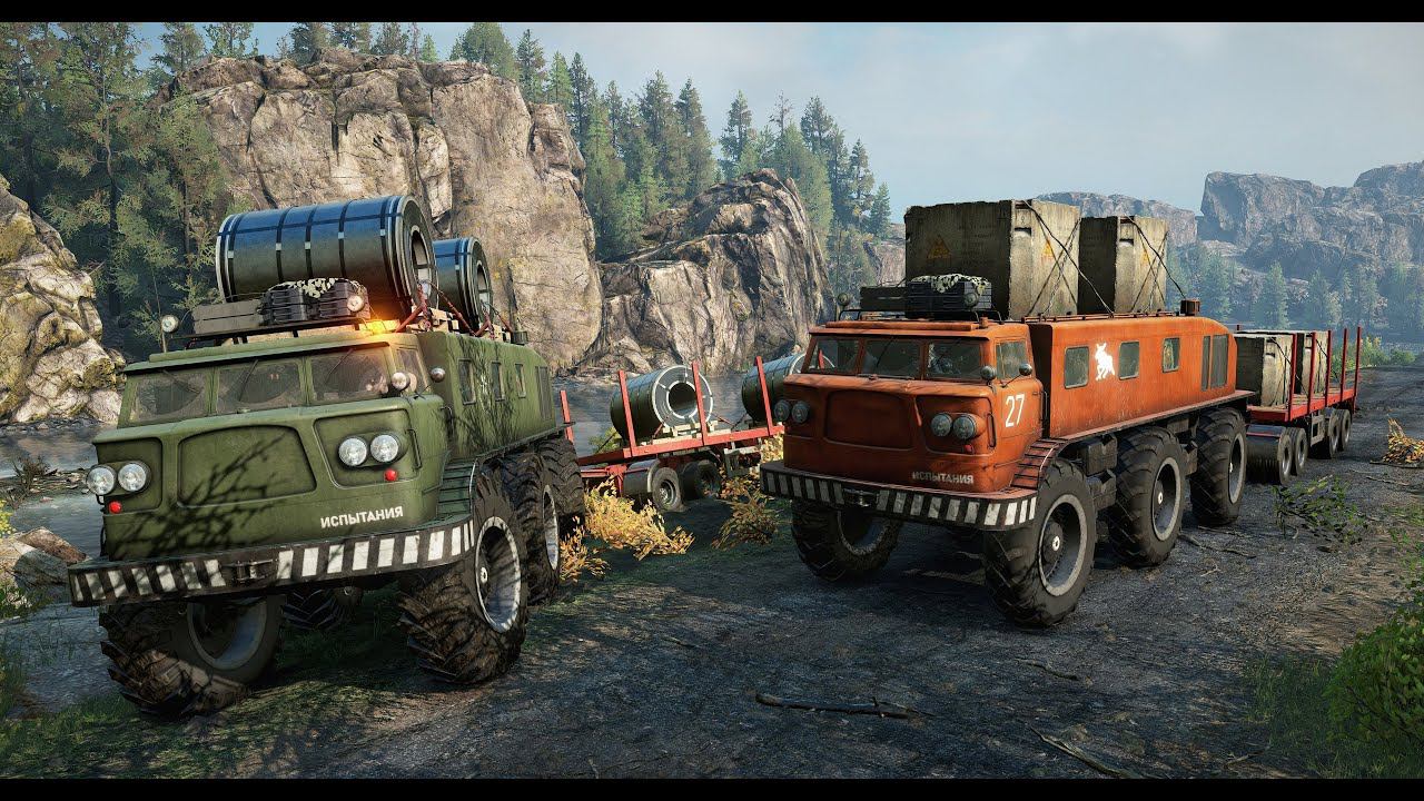 Test 2 SnowRunner Live Streaming 24.01.2023 Thrustmaster T300 RS GTE ZSHIFTER PRO