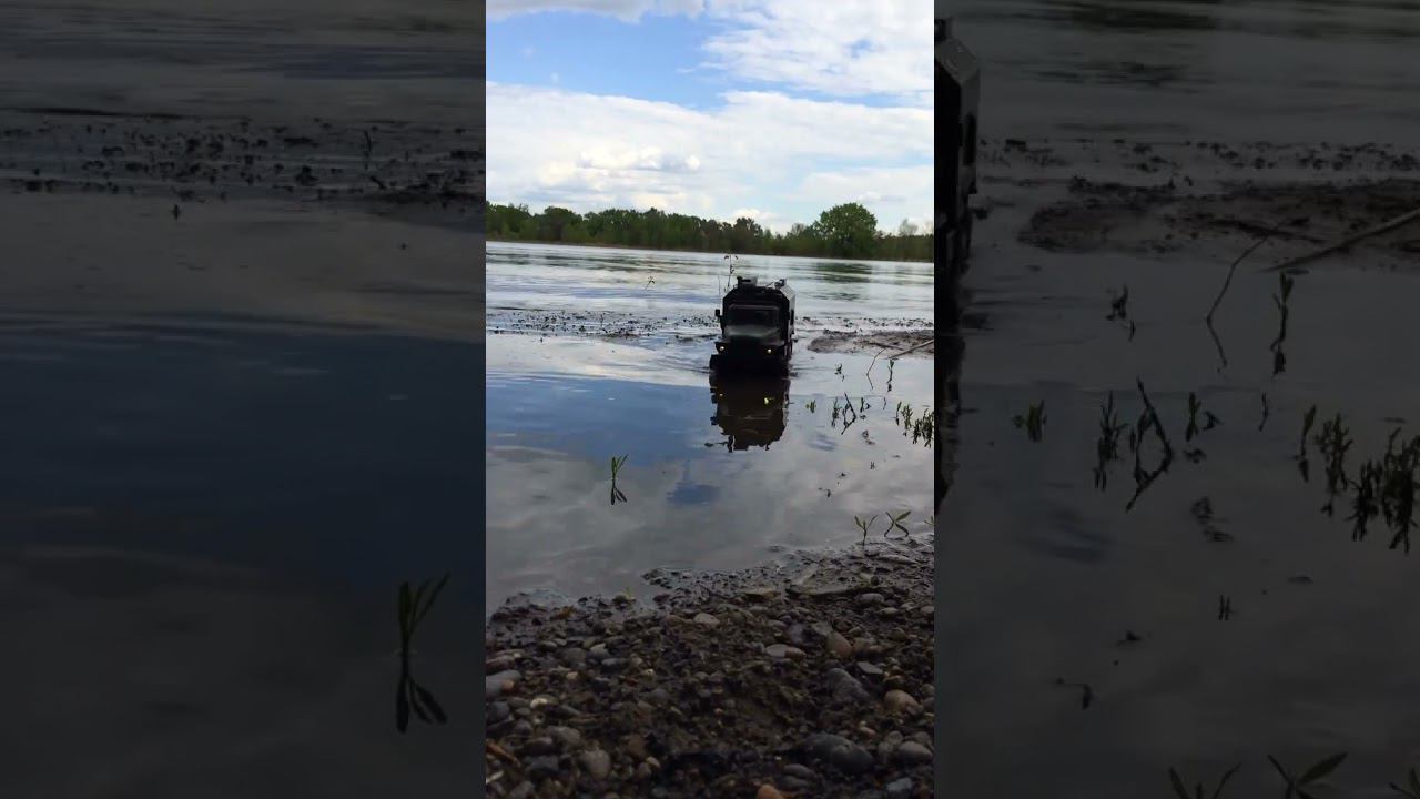 Урал 4320 на Волге #crawler #rc #rccar #rclife #rcmodel #scale #wpl #wplrc #rctruck #урал