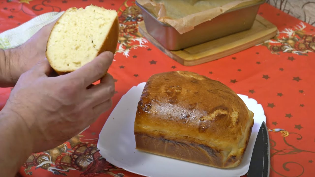 Пшеничный, белый хлеб на молоке. Стабильно хороший результат