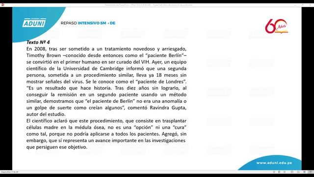 San Marcos REPASO INTENSIVO 2021 | Semana 05 Jueves