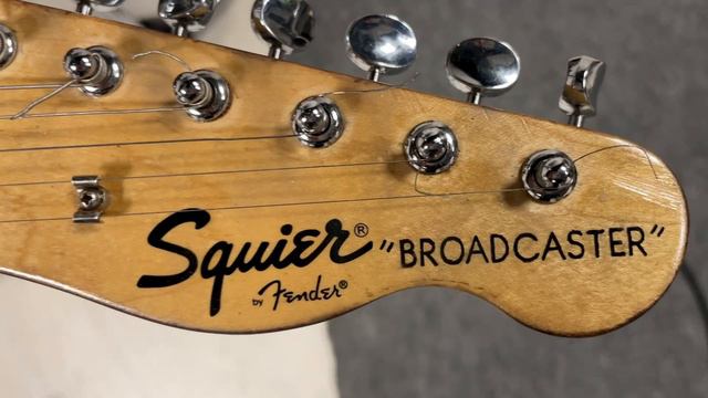 Обзор гитары Squier Broadcaster