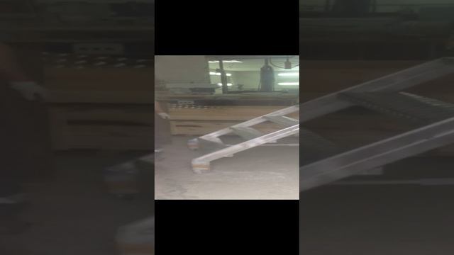 Передвижной строительный трап из алюминия