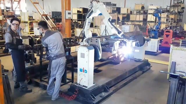 Процесс роботизированного производства тренажеров DHZ