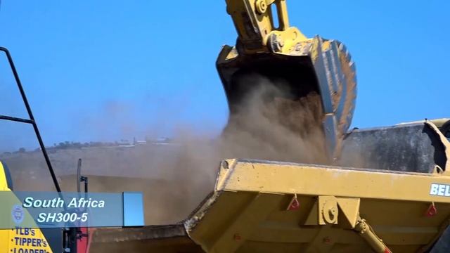 Экскаваторы Sumitomo SH300-5 в Южной Африке