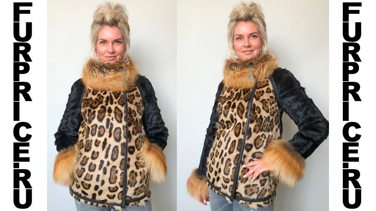 Шуба из меха козлика за 9500 ₽ в отличном состоянии, отд.лиса тм ACASTA дл.65 см р.44-46 арт. 11756