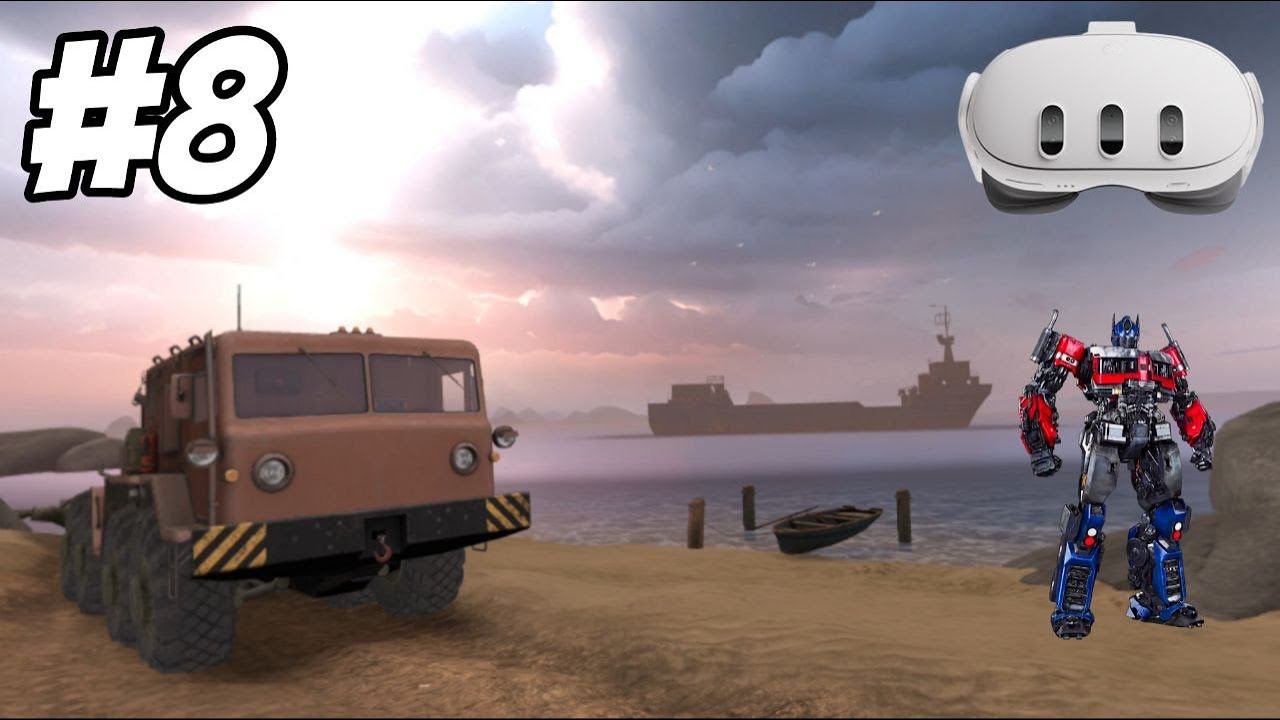 Оптимус Прайм на закате! №8 | MudRunner VR Rus | Quest 3