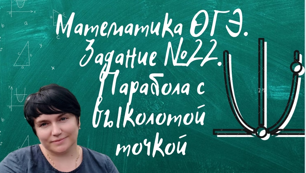 Математика ОГЭ. Задание №22. Парабола с выколотой точкой. Задание из открытого банка заданий ФИПИ.
