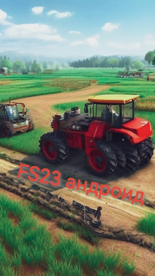 фермер симулятор 23 на андроид, красивый восход 🌇farming simulator 23, farming simulator 22, fs23