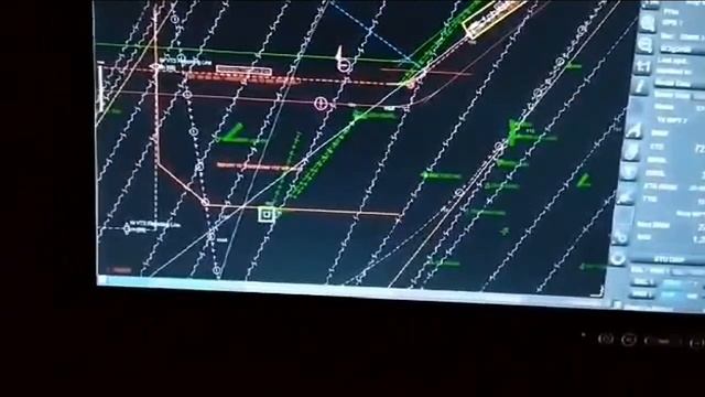 Ночной морской трафик.