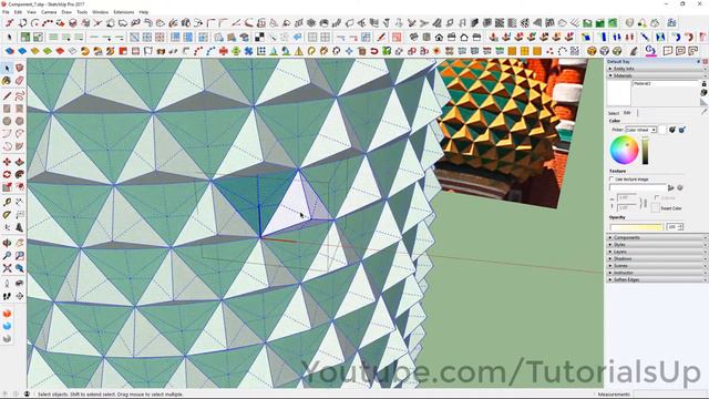 Saint Basil's Cathedral Onion Domes Modeling in SketchUp Part 9 of 9