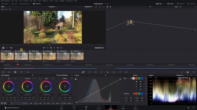 Быстрое сведение цвета с разных камер в Davinci Resolve 16.mp4