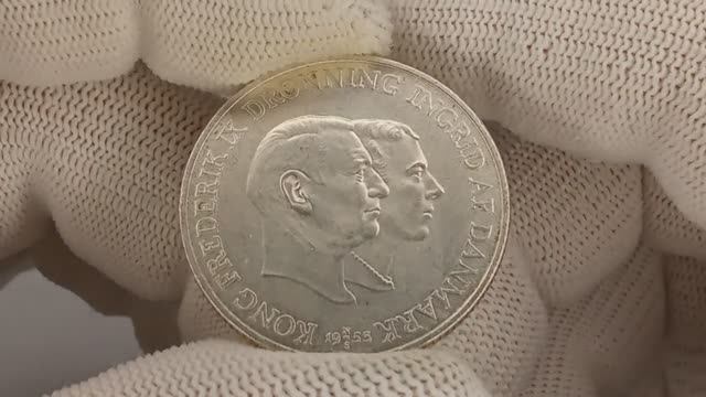 Дания 2 кроны, 1953 года. Кампания против туберкулёза в Гренландии.