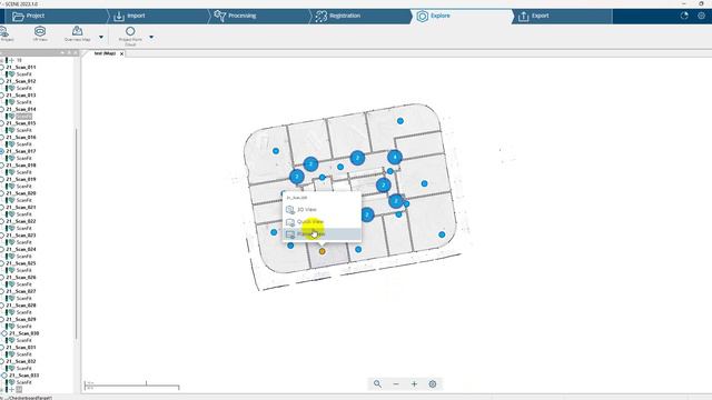 FARO SCENA 6 указание марок для посадки облака в координаты
