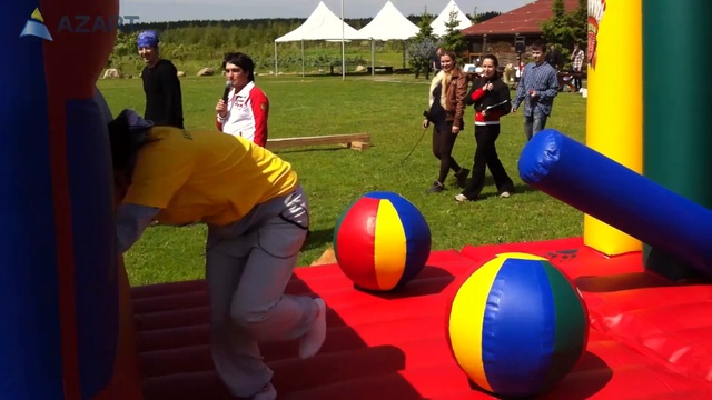 Надувная Полоса Препятствий Индиана