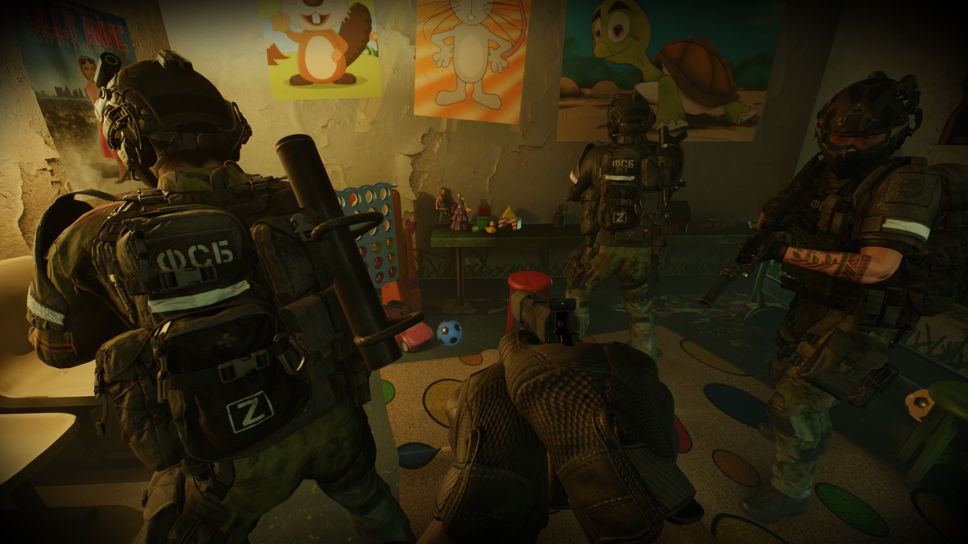 ФСБ ЛЕКВИДАЦИЯ ТЕРОРИСТОВ В ДЕТСКОМ САДУ