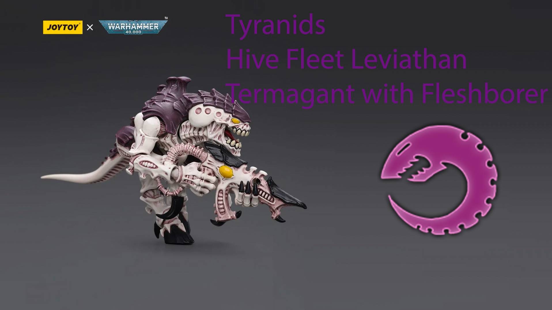 JOYTOY Tyranids Termagant with Fleshborer обзор