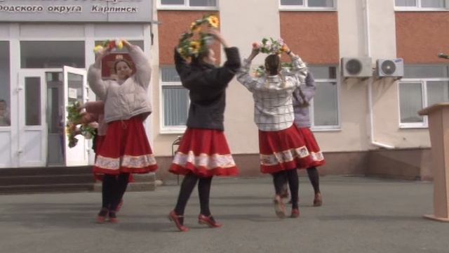 Митинг, посвящённый празднику Весны и Труда.