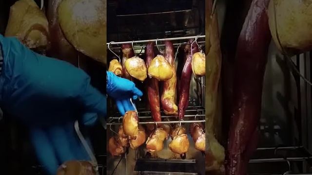 😍Полюбуйтесь, красота получилась #shorts #коптильня #мясо