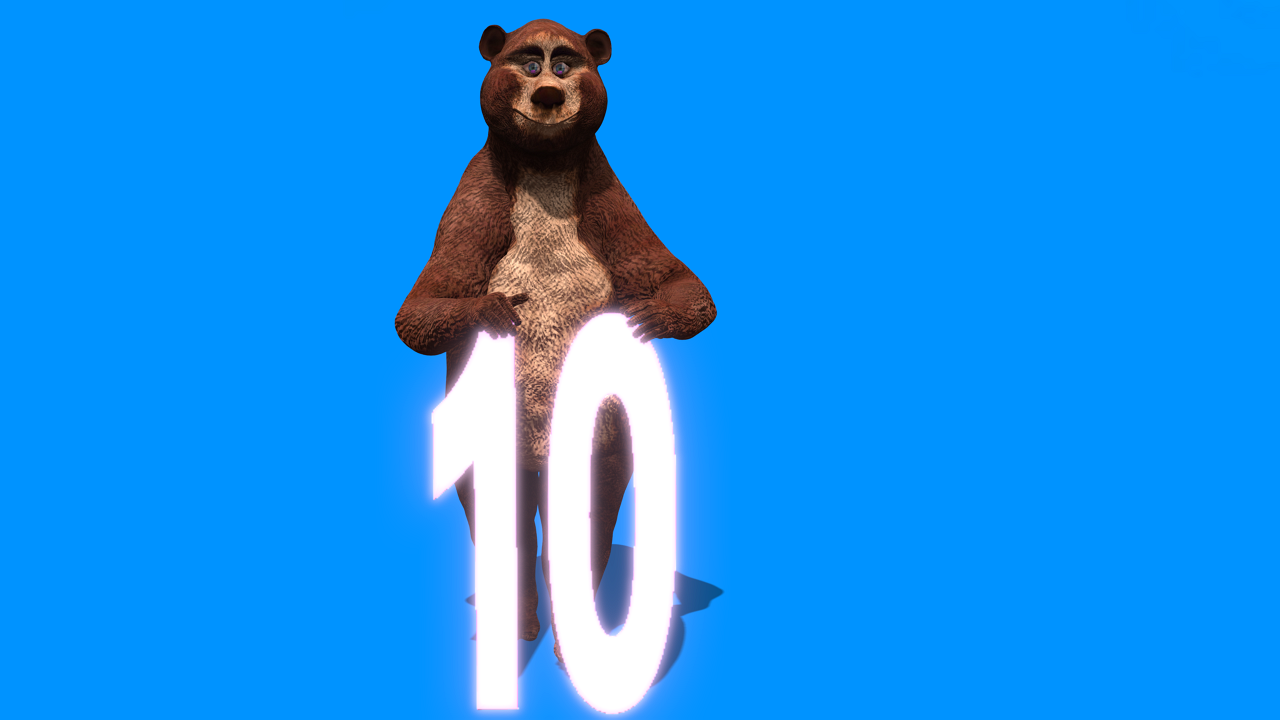 Учимся считать и учим цифры с животными - мультик для малышей.