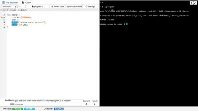 Reboot Weblinux if needed