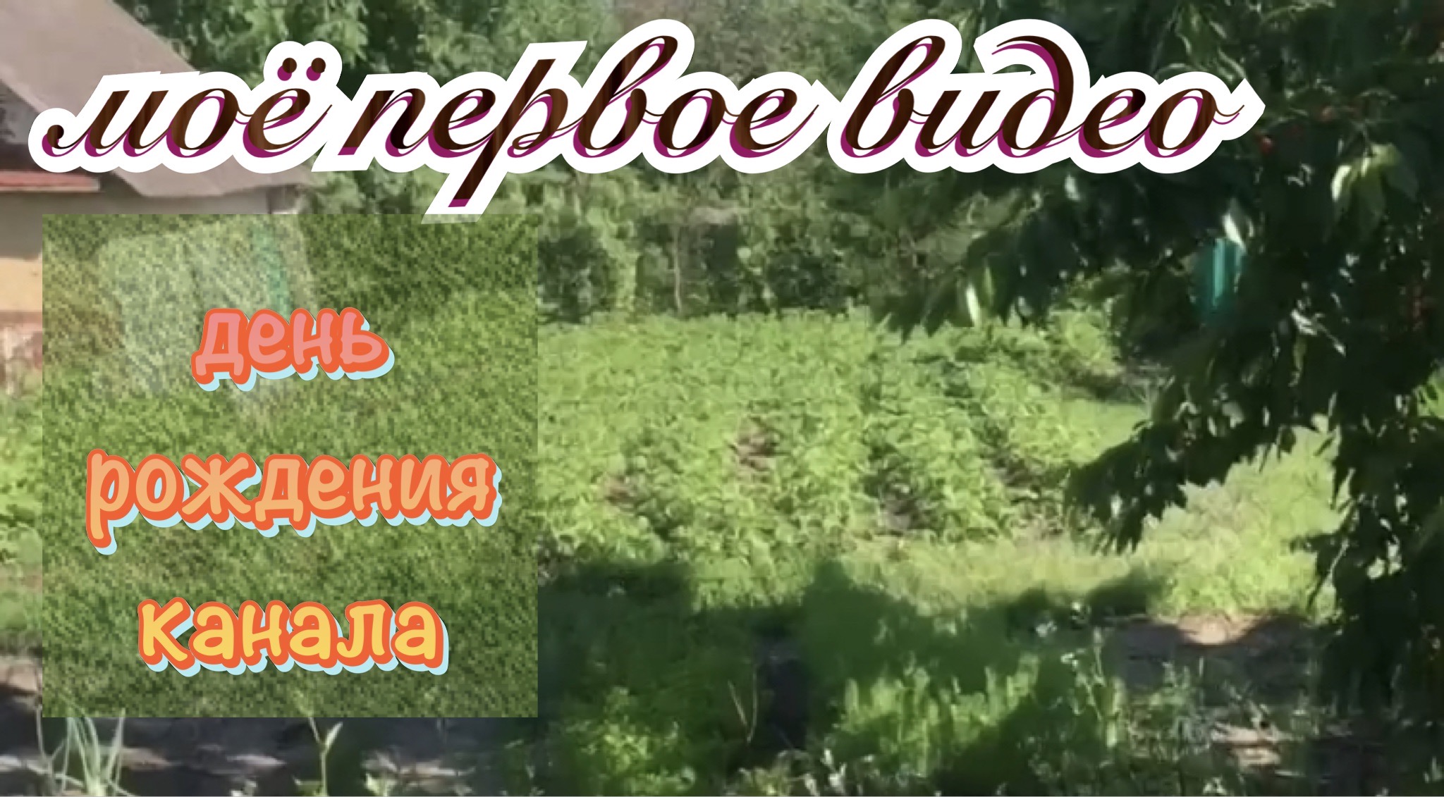 День рождения канала /Мое первое видео /Не судите строго)))